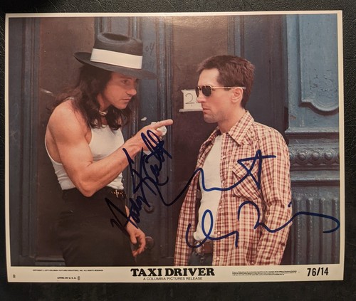 TAXI DRIVER signed autograph lobby card Robert Deniro/ Harvey Keitel | eBay