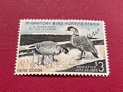 US SCOTT #RW31 MINT SIGNED 1964 FEDERAL DUCK HUNTING STAMP | eBay
