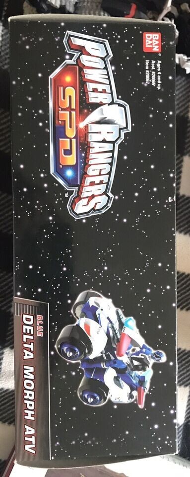 Power Rangers SPD Delta Morph ATV Blue New Sealed 2005 MISB . | eBay