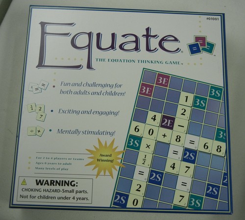 Equate The Equation Thinking Game Original + Advanced Tiles Homeschool ...