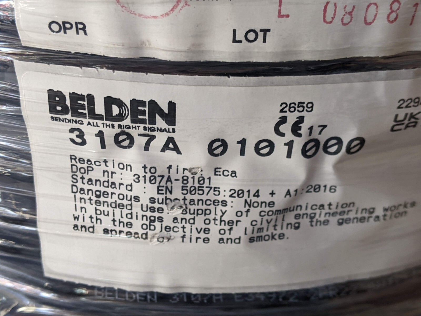 NEW 1000 FT FEET BELDEN 3107A 2 PAIR 22 AWG HARSH ENVIRONMENT RS485 ...