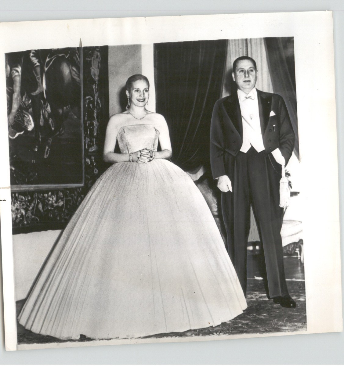 Eva Peron Wedding Maria Eva Duarte De Peron Hi Res Stock Photography