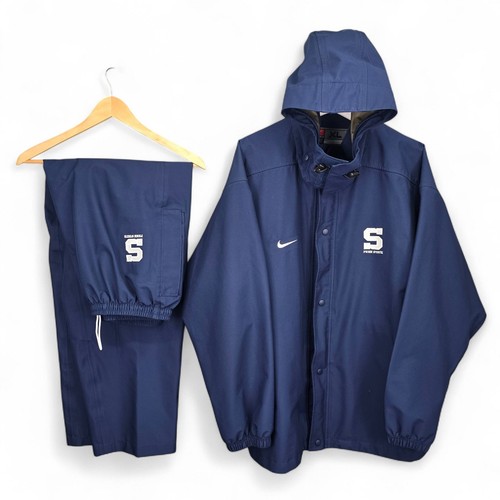 Nike Penn State Nittany Lions Rain Sweatsuit Jacket Pants Set Mens XL ...
