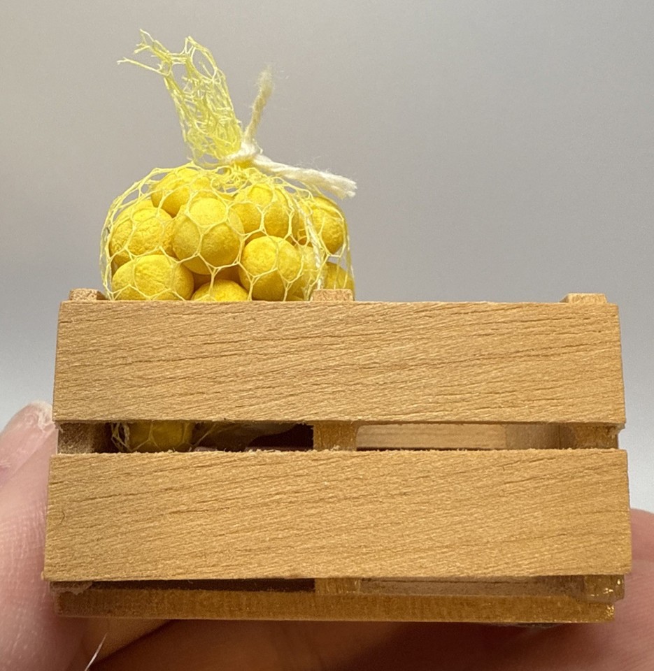 Artisan Crate Of Lemons Dollhouse Miniature 1:12 | eBay
