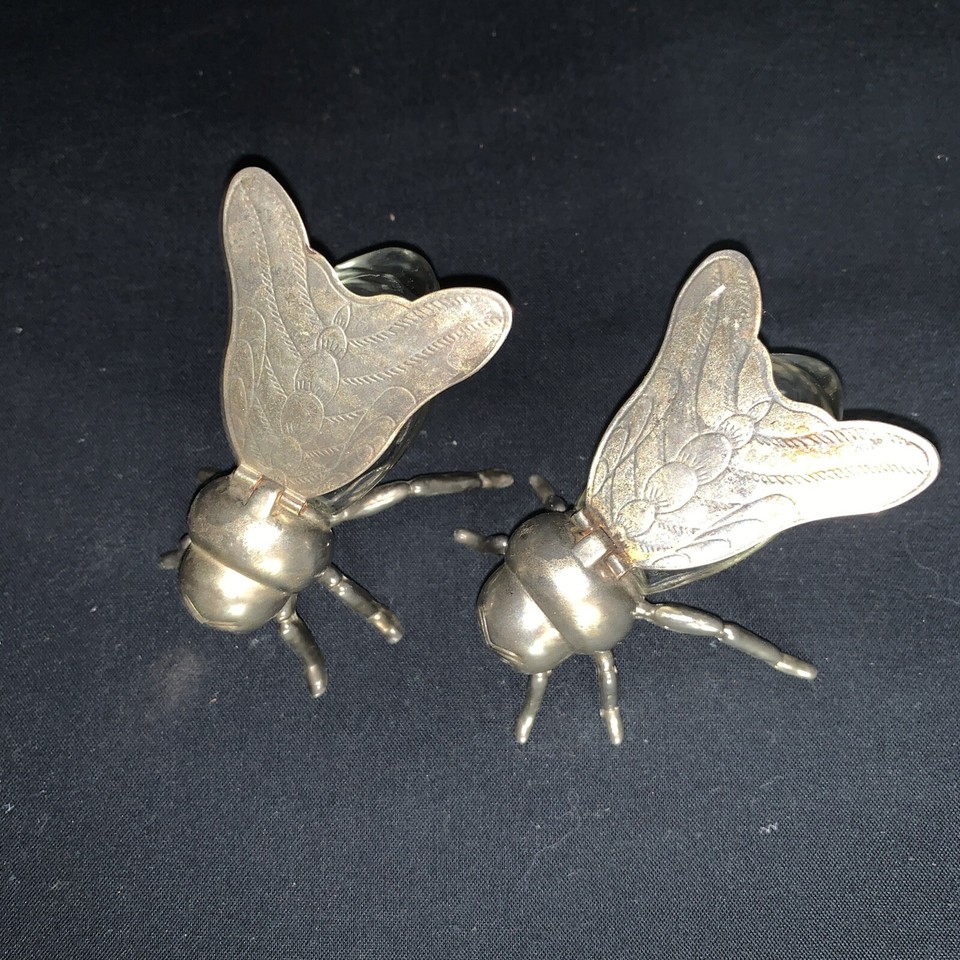 Godinger Bee Salt ~ Pepper Shakers Worth Honey Dish | eBay