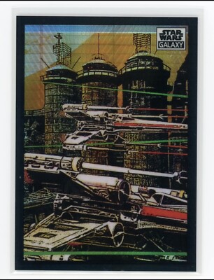 2022 Topps Chrome Star Wars Galaxy #38 X-WINGS IN FORMATION PRISM ...