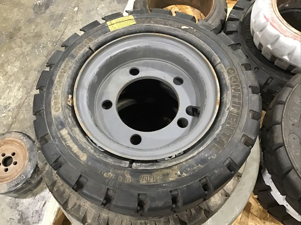 Continental Sc 15 Solid Forklift Tire 15x4.5-8 3" rim 125/75-8 ...