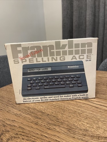 *VTG* Franklin Electronic Handheld Spelling Ace Second Edition SA-98 ...