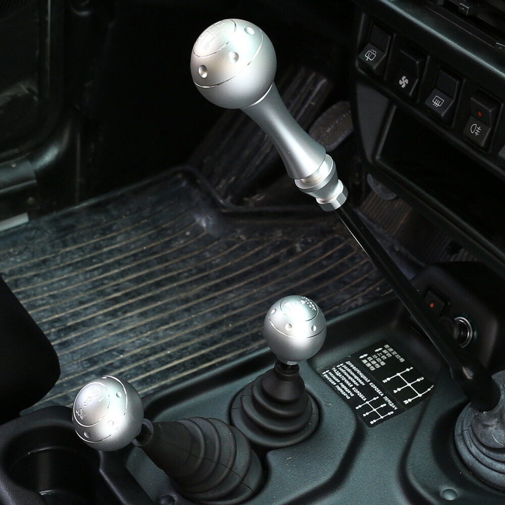 3pcs Silver Alloy Central Control Gear Shift Knob Fits For LADA NIVA MK ...