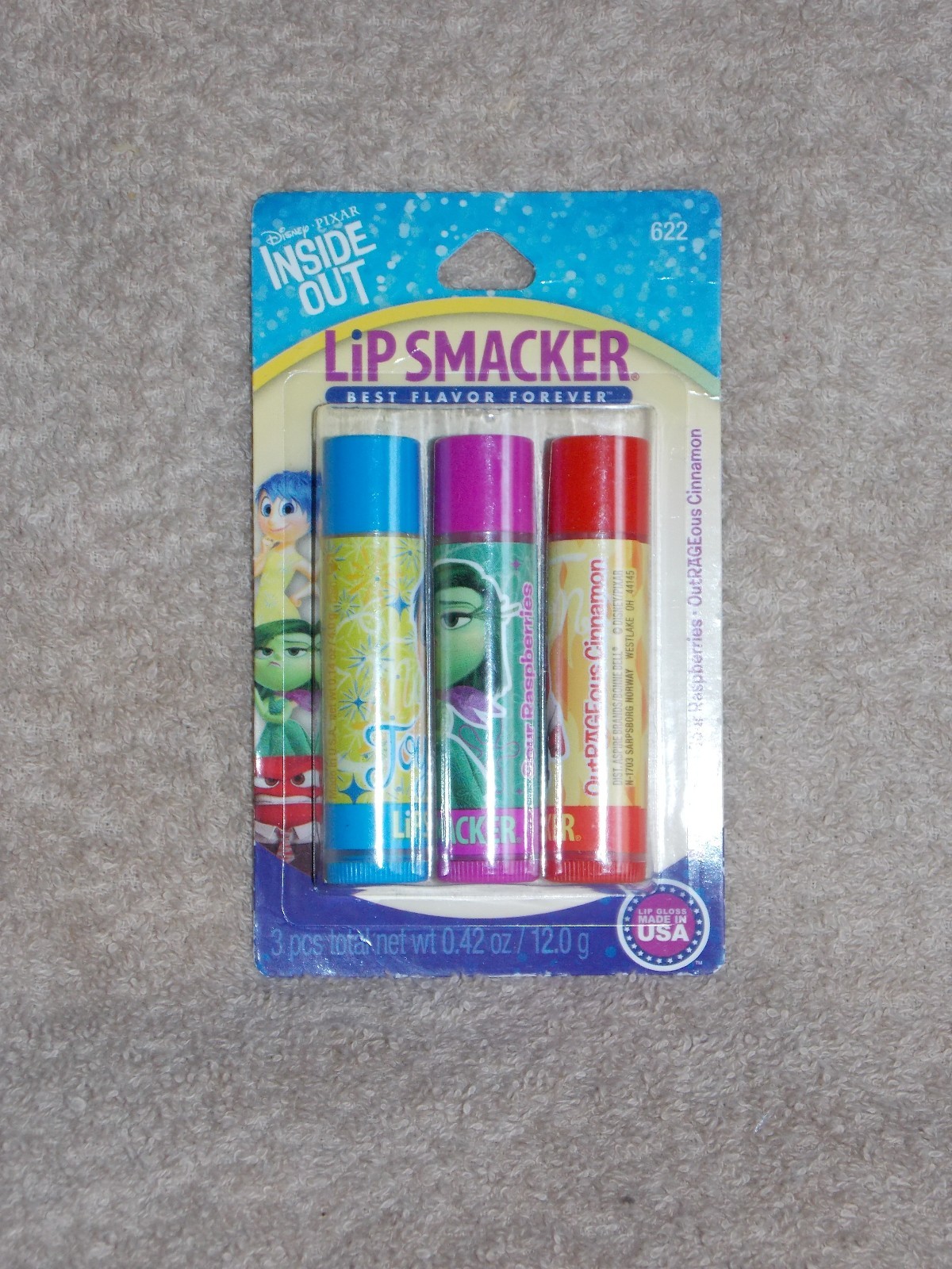 3 Lip Smacker Disney Pixar INSIDE OUT Choose Your Favorite Lip Balms ...
