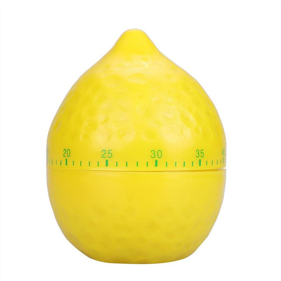 Kitchen Mechanical Timer Manual Lemon Shape Counters for Home Cooking ...