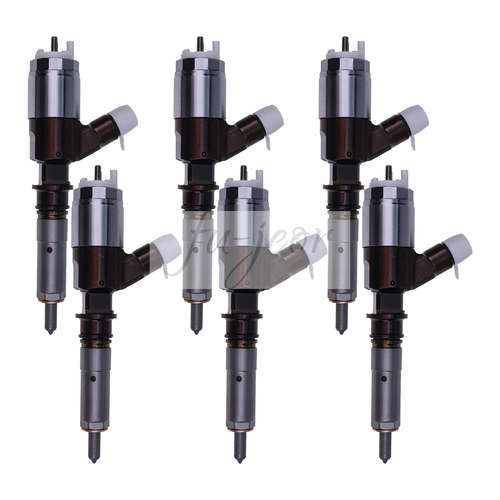 6PCS Fuel Injector 326-4700 2959130 for Caterpillar CAT 320D w/ Engine ...