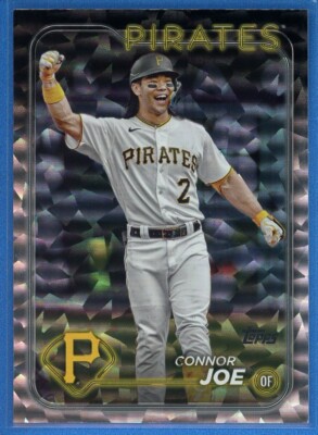 2024 Topps Series 1 Silver Crackle Foil #303 Connor Joe Pittsburgh ...