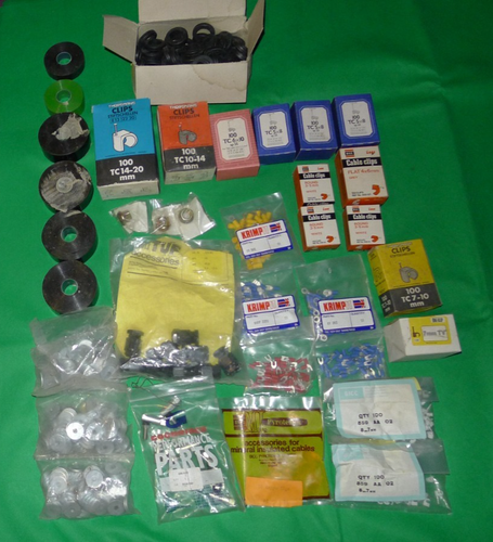 Bundle electrician parts Krimpit KV205 Thorsmans Clips Copper BICC ...