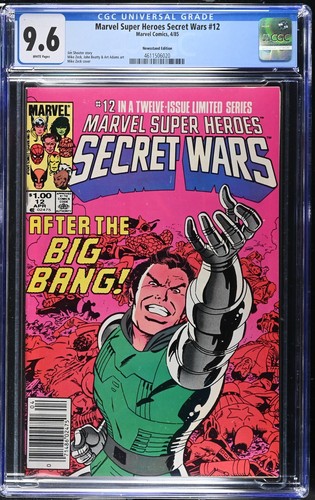 Marvel Super Heroes Secret Wars #12 - CGC 9.6 - Newsstand Edition 1985 ...