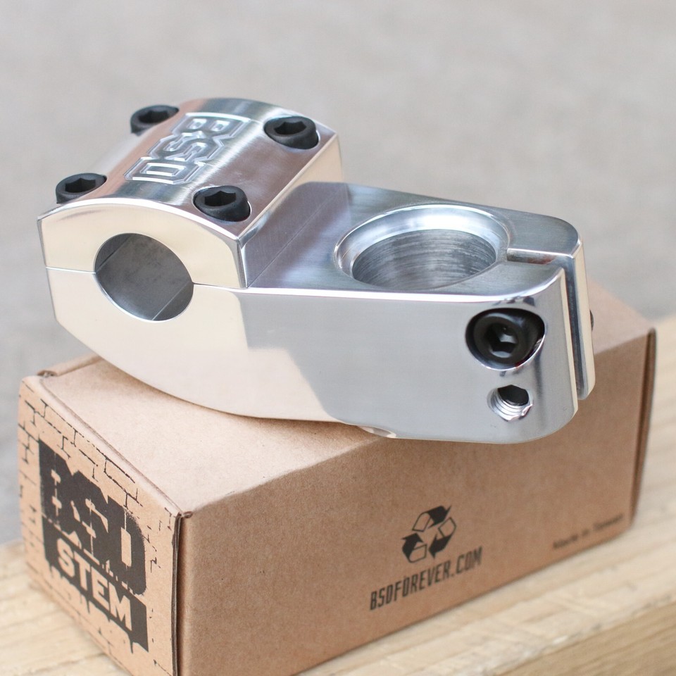 BSD BMX STACKED BICYCLE STEM POLISHED 50mm Reach | eBay