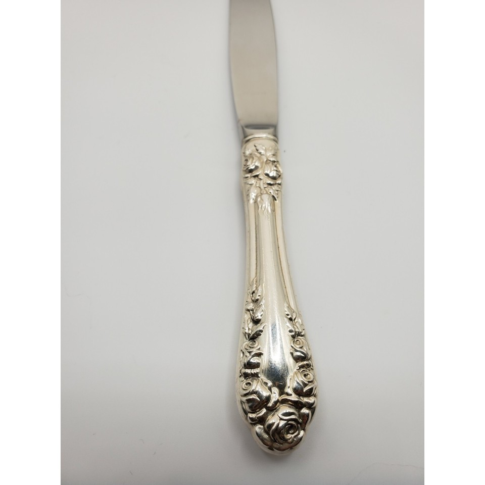 Birks 88gm (3 oz) Sterling Silver Handle Stainless Steel Blade Knife | eBay
