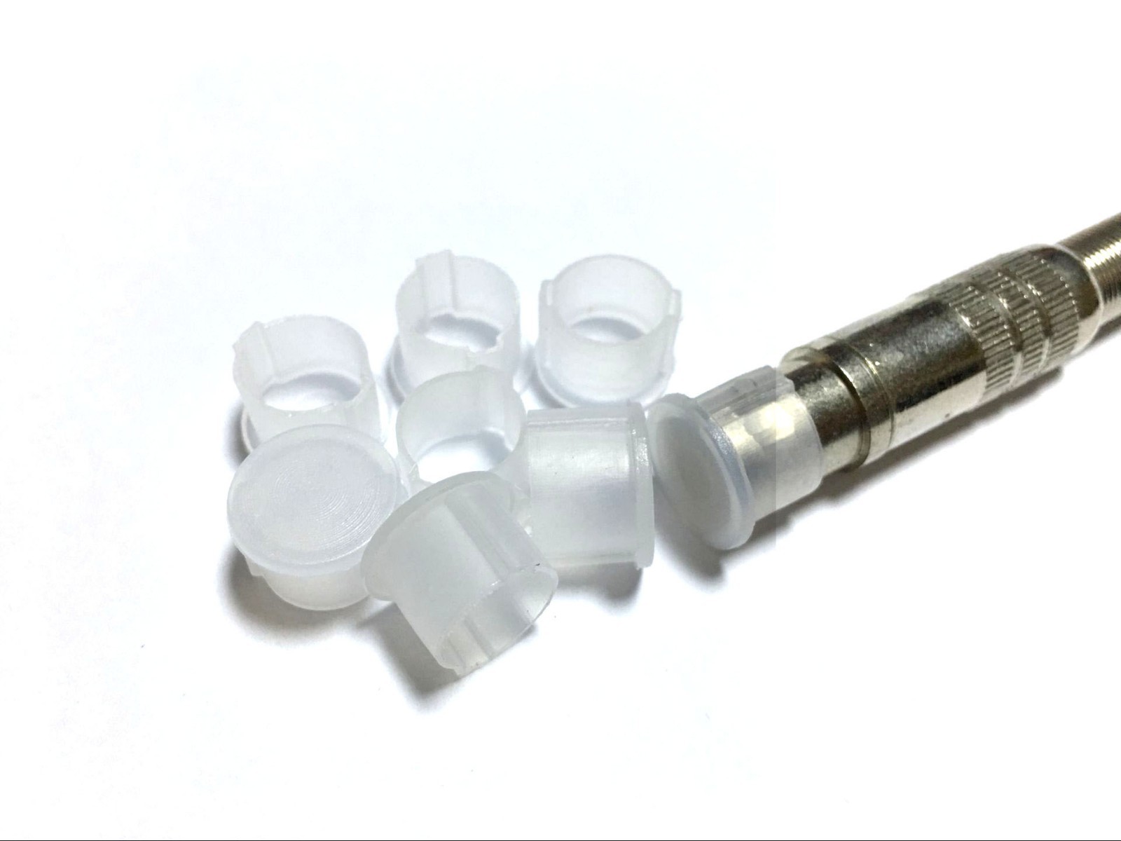 SMA RCA BNC TNC N female Plastic covers Dust cap Red Protection cover ...