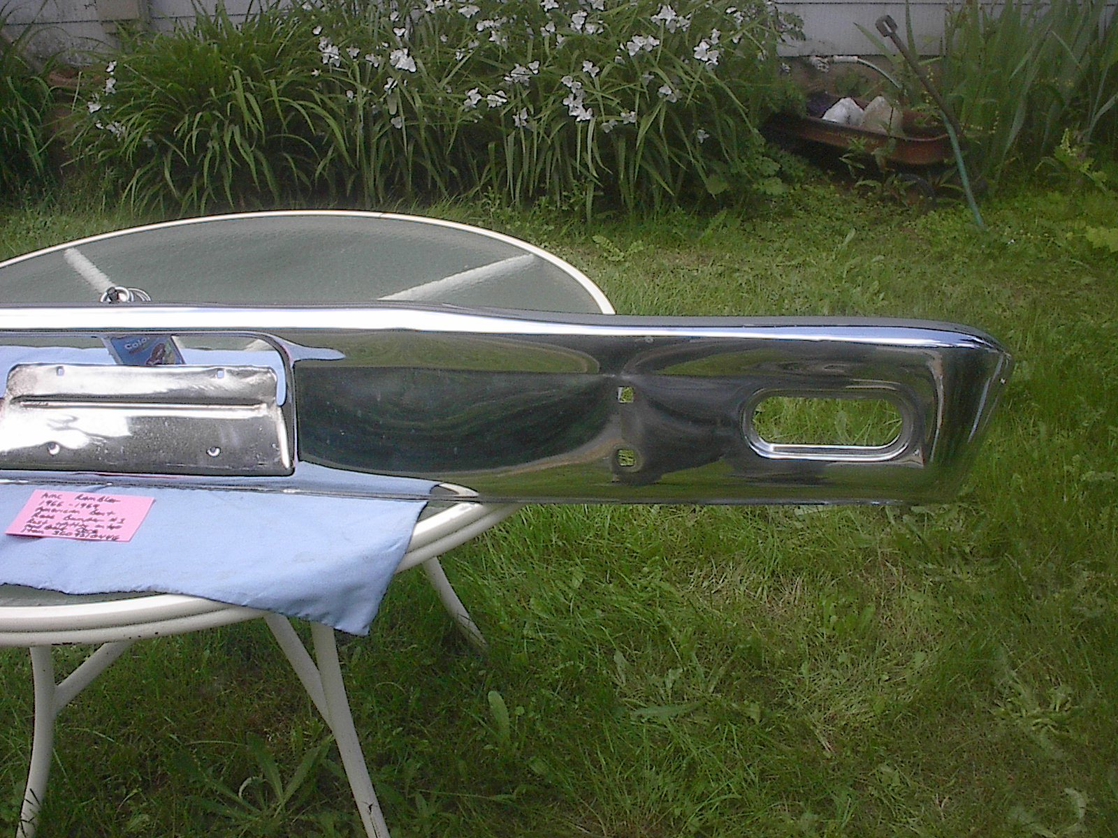 Amc 1967-1968-1969 american includes sc rambler rear bumper core | eBay