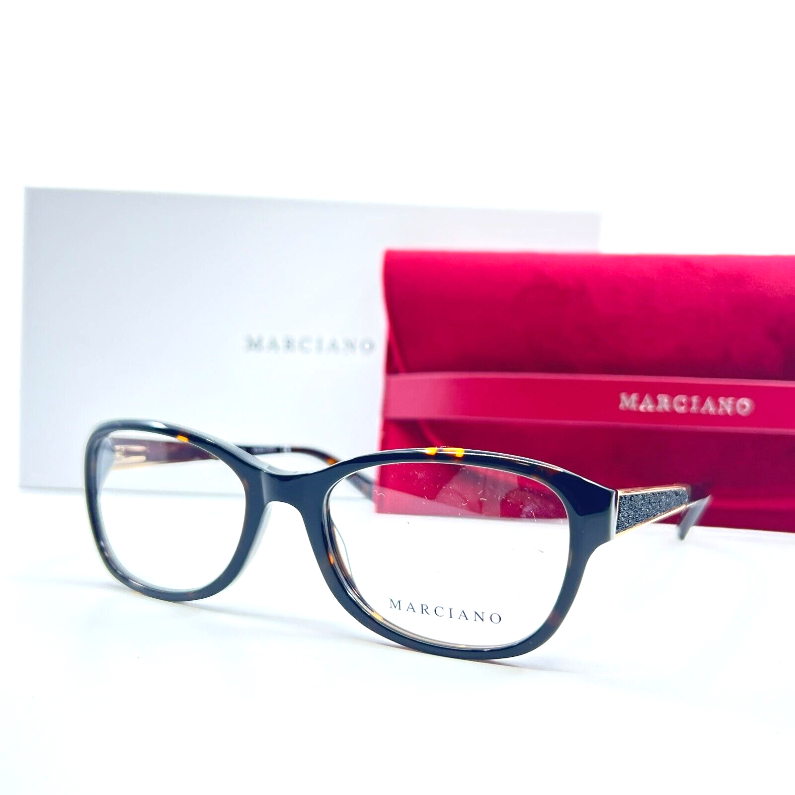 Marciano By Guess Eyeglasses GM0355 052 Black Tortoise Frame 52[]18 140 ...
