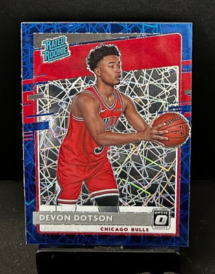 DEVON DOTSON RC ROOKIE BLUE VELOCITY PRIZM #173 PANINI NBA DONRUSS ...