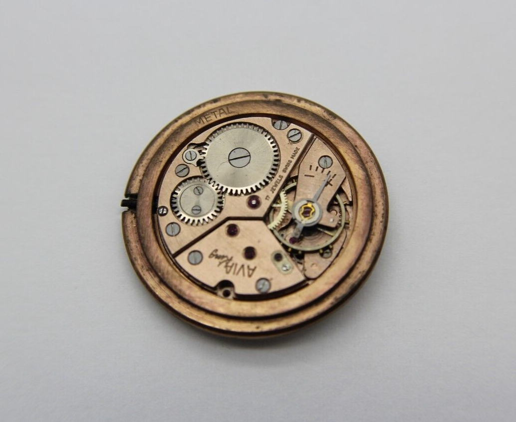 Avia King Uhrwerk Watch Movement 17 Jewels swiss made Zifferblatt Dial ...