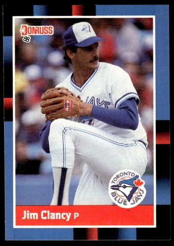1988 Donruss Baseball Card Jim Clancy Toronto Blue Jays #74 | eBay