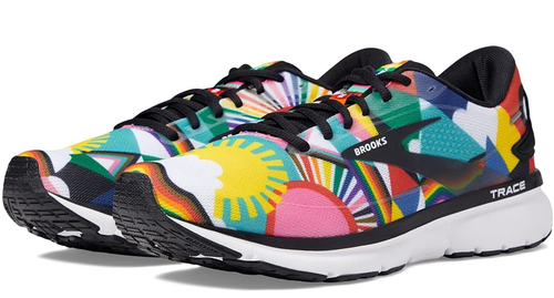 NEW Brooks Trace 2 Cushion Neutral Rainbow Pride Road Running Shoes Men ...