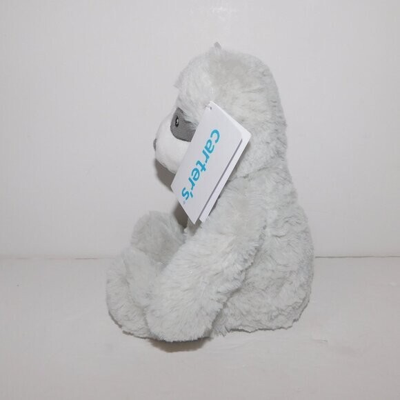 Carters Grey And White 11" Plush Stuffed Sloth Baby Toy Lovey 67912 HTF ...