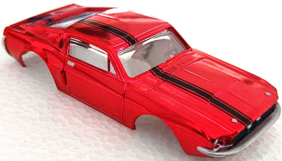 Ford Shelby Mustang Red Chrome JL XtracTion HO Snap On BODY for AFX ...
