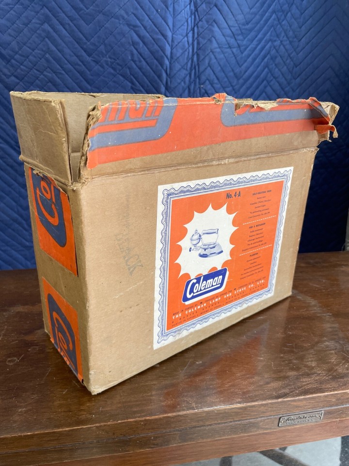 Coleman Model 4-A Self Heating Iron Black Enamel | eBay