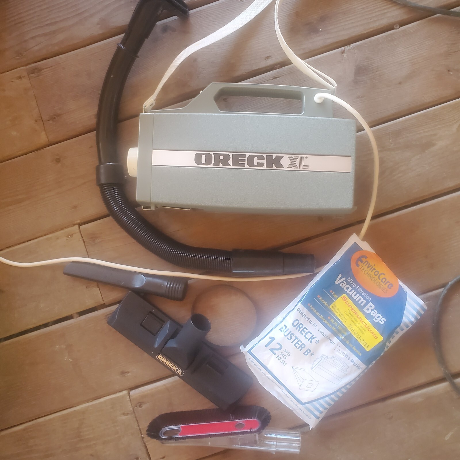 Oreck XL Compact Vacuum Cleaner Model BB280D Handheld W/attachments & 9 ...