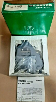 Carter 902-1145 carburetor zip kit 1980-83 AMC Jeep 4cyl 2BBL Rochester ...
