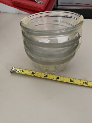 Clear Glass 6 oz Custard Dessert Flan Cups Ramekin ox53 | eBay