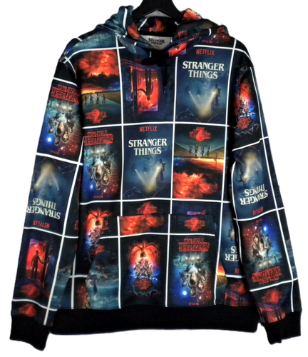 Stranger Things Netflix Promo Hoodie Men's Size M | eBay