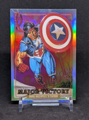 2024 Marvel Masterpieces ‘92 Platinum Rainbow #48 Major Victory | eBay