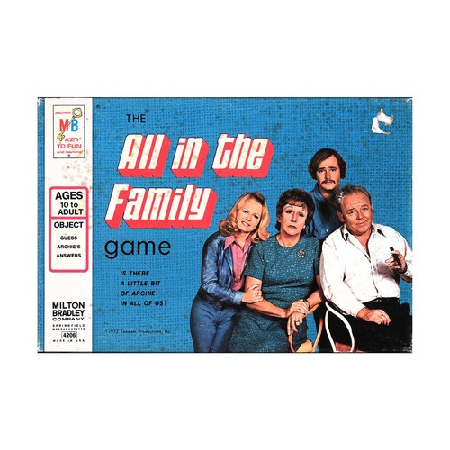 MTB Boardgame All in the Family Game Box Fair/VG | eBay UK