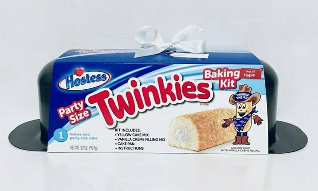 Twinkie Hostess Party Size Baking Kit 32oz Vanilla Creme Filling W ...