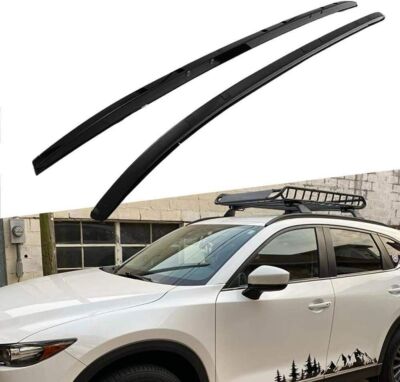 2Pcs Fits for 2017-2025 Mazda CX-5 CX5 Aluminum Roof Rail Racks Side ...