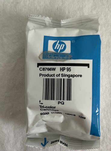 New Genuine HP 95 Tri-Color Ink Cartridges C8766W Open Box | eBay