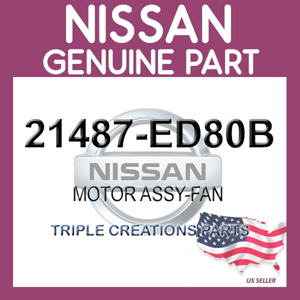 21487-ED80B Genuine Nissan Infiniti Motor Assy-Fan 21487ED80B OEM | eBay