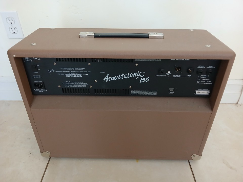 Fender Acoustasonic 150 2-Channel 150 Watt 2x8 Combo Acoustic Guitar ...