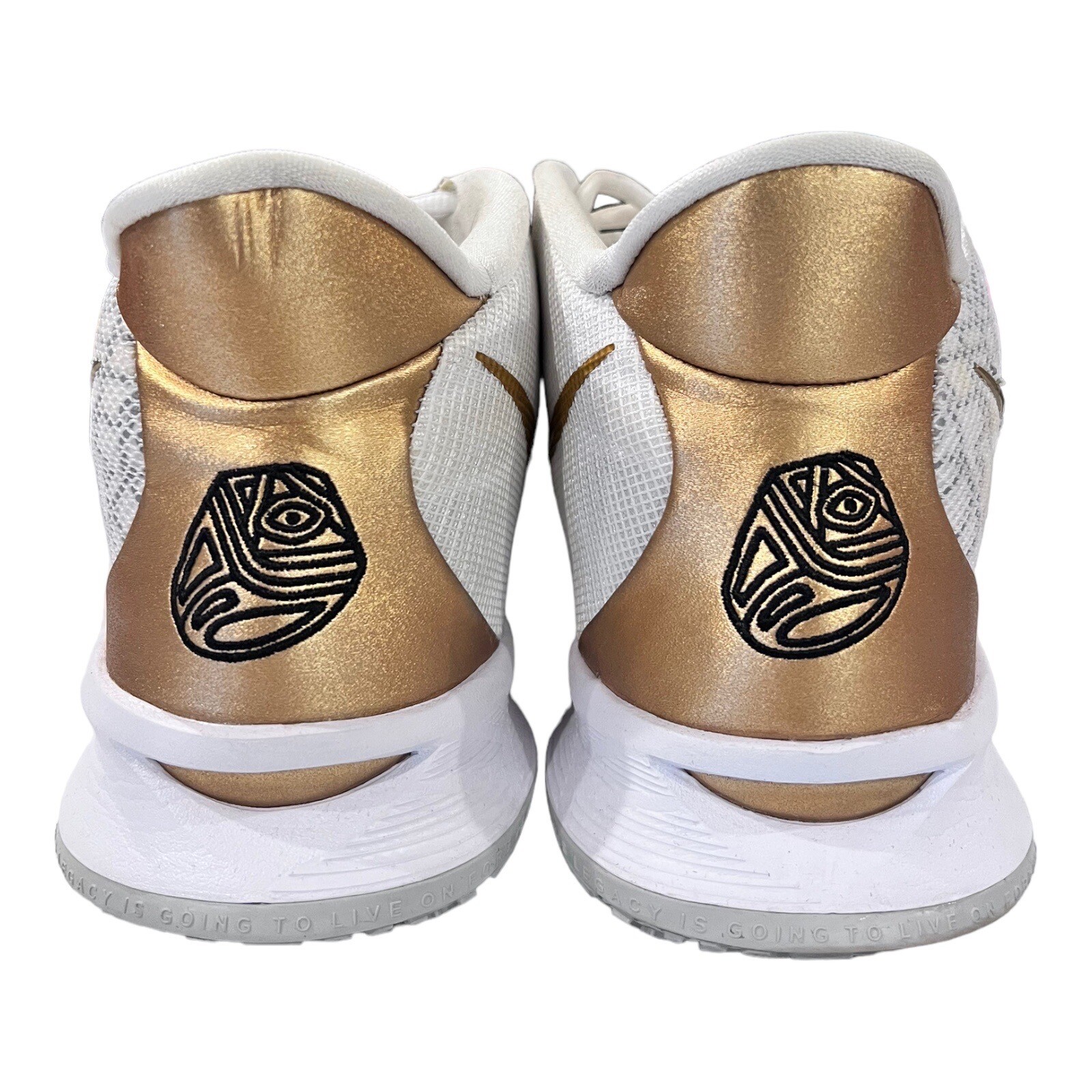 Nike Kyrie 7 White Black Gold "Rings" Mens Basketball… - Gem