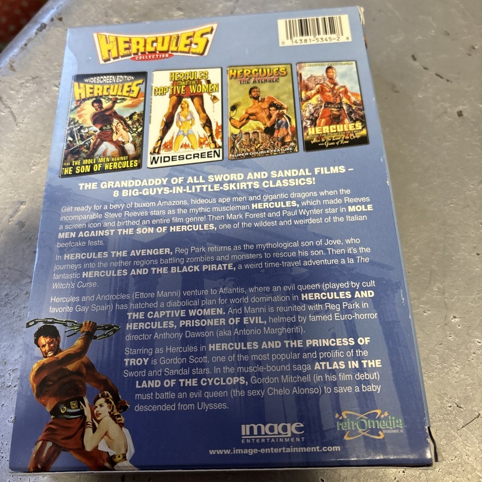 HERCULES Collection DVD Set Retromedia Image Entertainment | eBay