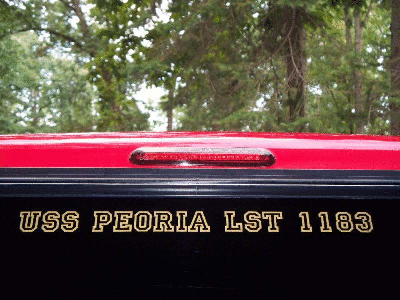 USS PEORIA LST 1183 Decal US NAVY Military USN S01 | eBay