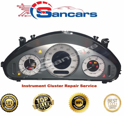 MERCEDES W211 W209 W219 INSTRUMENT CLUSTER REPAIR SERVICE 2002-2008 ...
