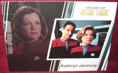 2017 WOMEN OF STAR TREK 50th ANNIVERSARY #85 KATHRYN JANEWAY BASE CARD ...