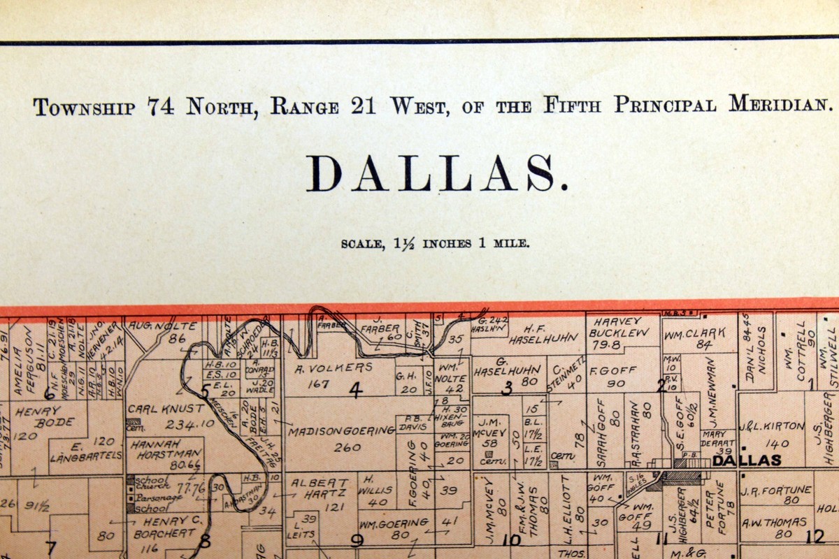 Plat Map Of Industrial Site