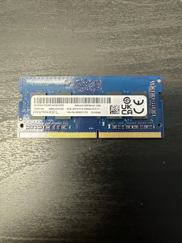 LENOVO RAMAXEL 8GB DDR4 3200MHz Laptop RAM 1Rx16 PC4-3200AA ...