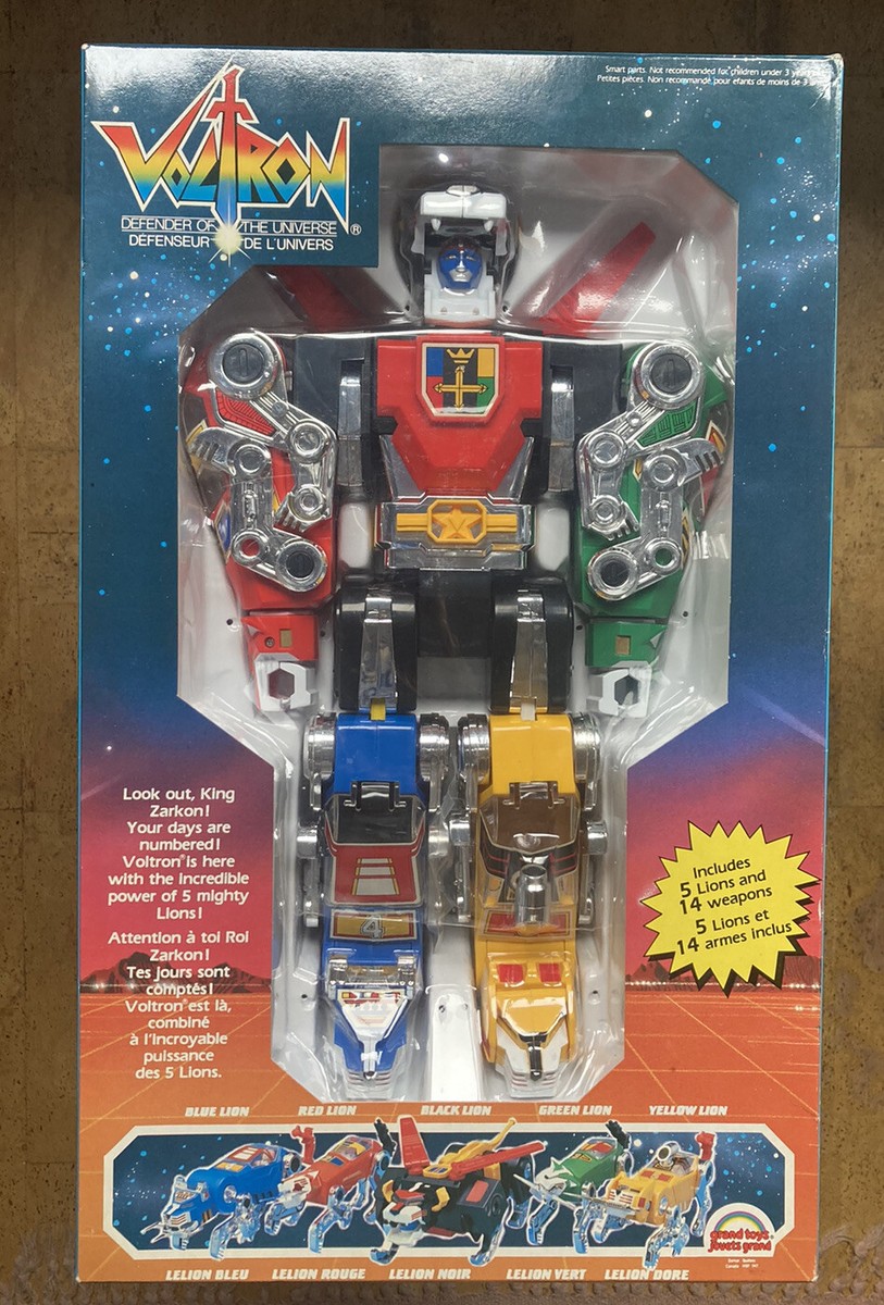 Voltron Toy Vintage Lot LOT OF TOYS, INC. VOLTRON RED AND BLUE LION,